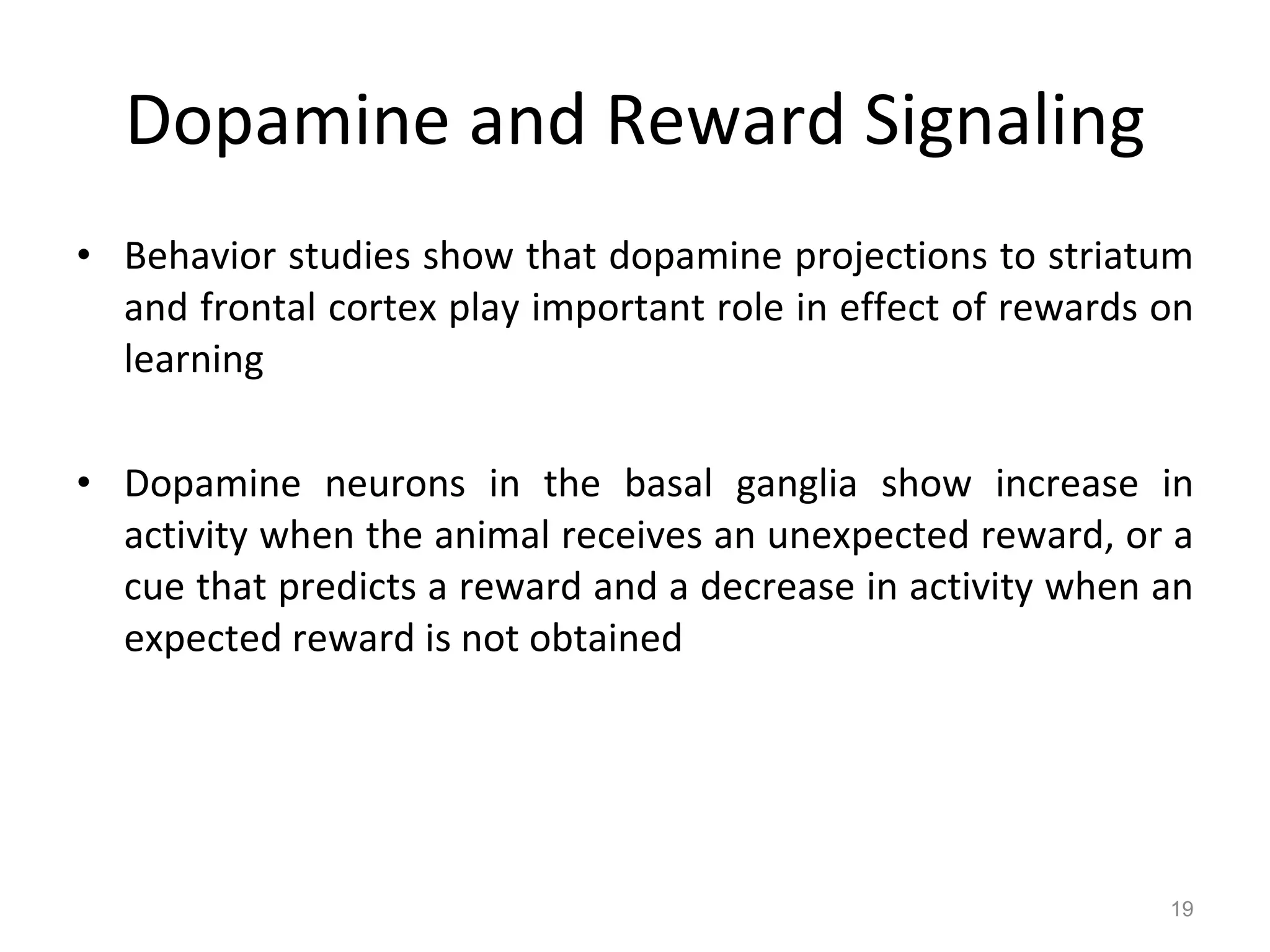 Neurotransmitter - Dopamine | PPT