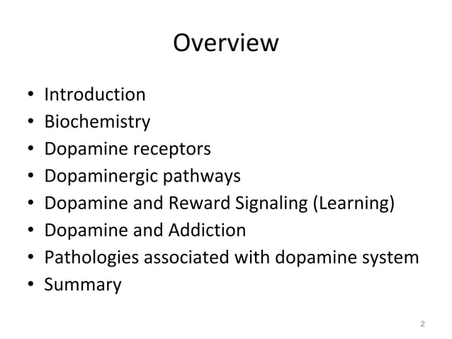 Neurotransmitter - Dopamine | PPT