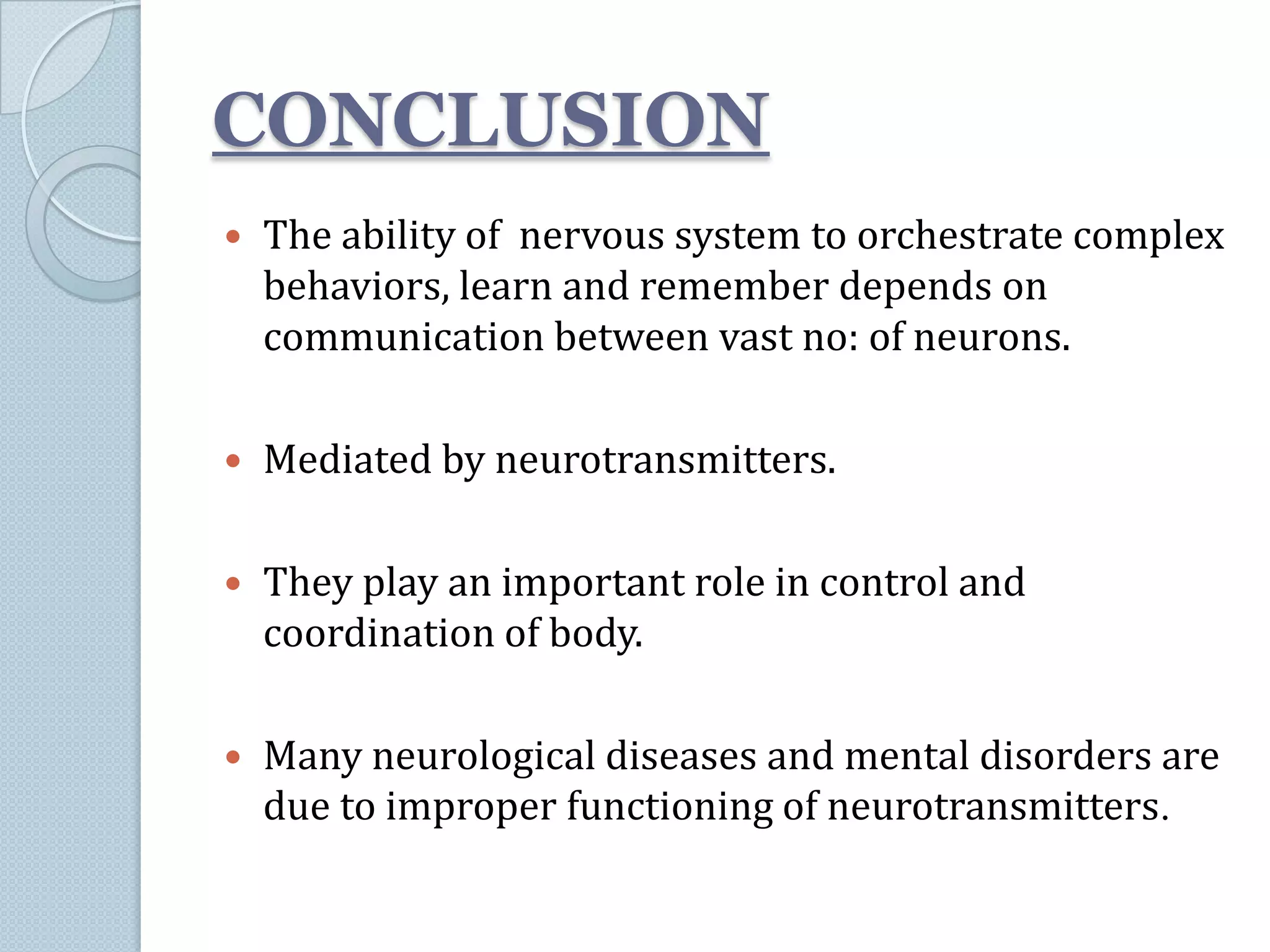 Neurotransmitters | PPTX