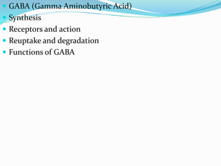 Neurotransmitters | PPT