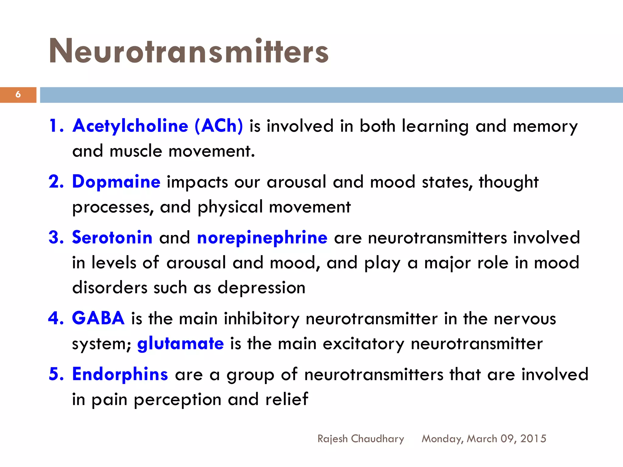 Neurotransmitters | PDF