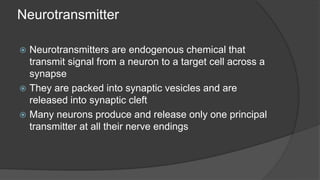 Neurotransmitters | PPT