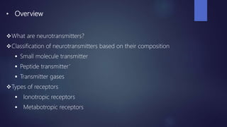 Neurotransmitters | PPTX | Brain and Nervous System Disorders ...