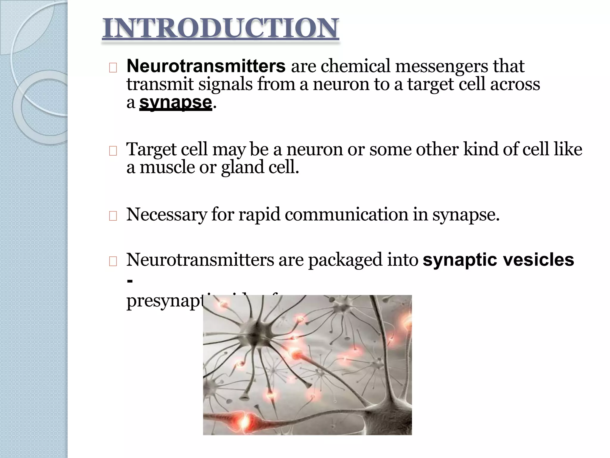 Neurotransmitters | PPTX