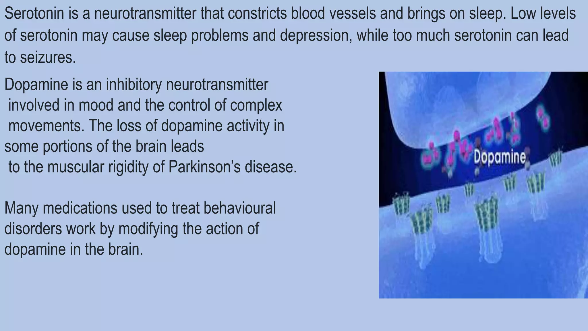 Neurotransmitters | PPTX | Brain and Nervous System Disorders ...