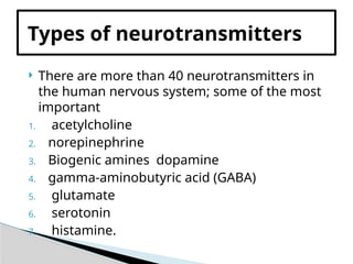 Neurotransmitters definition and function | PPT