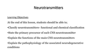 Neurotransmitters.pdf................... | PDF | Brain and Nervous ...