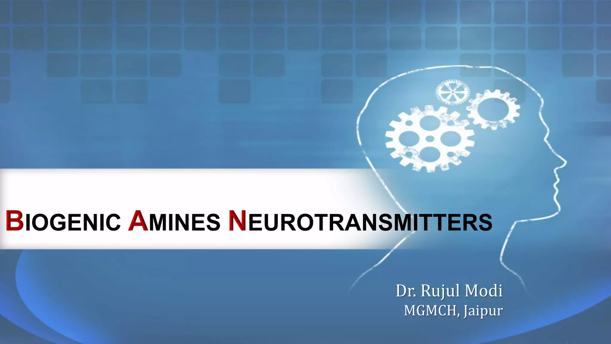 Neurotransmitters- serotonin & dopamine by dr. rujul modi | PDF