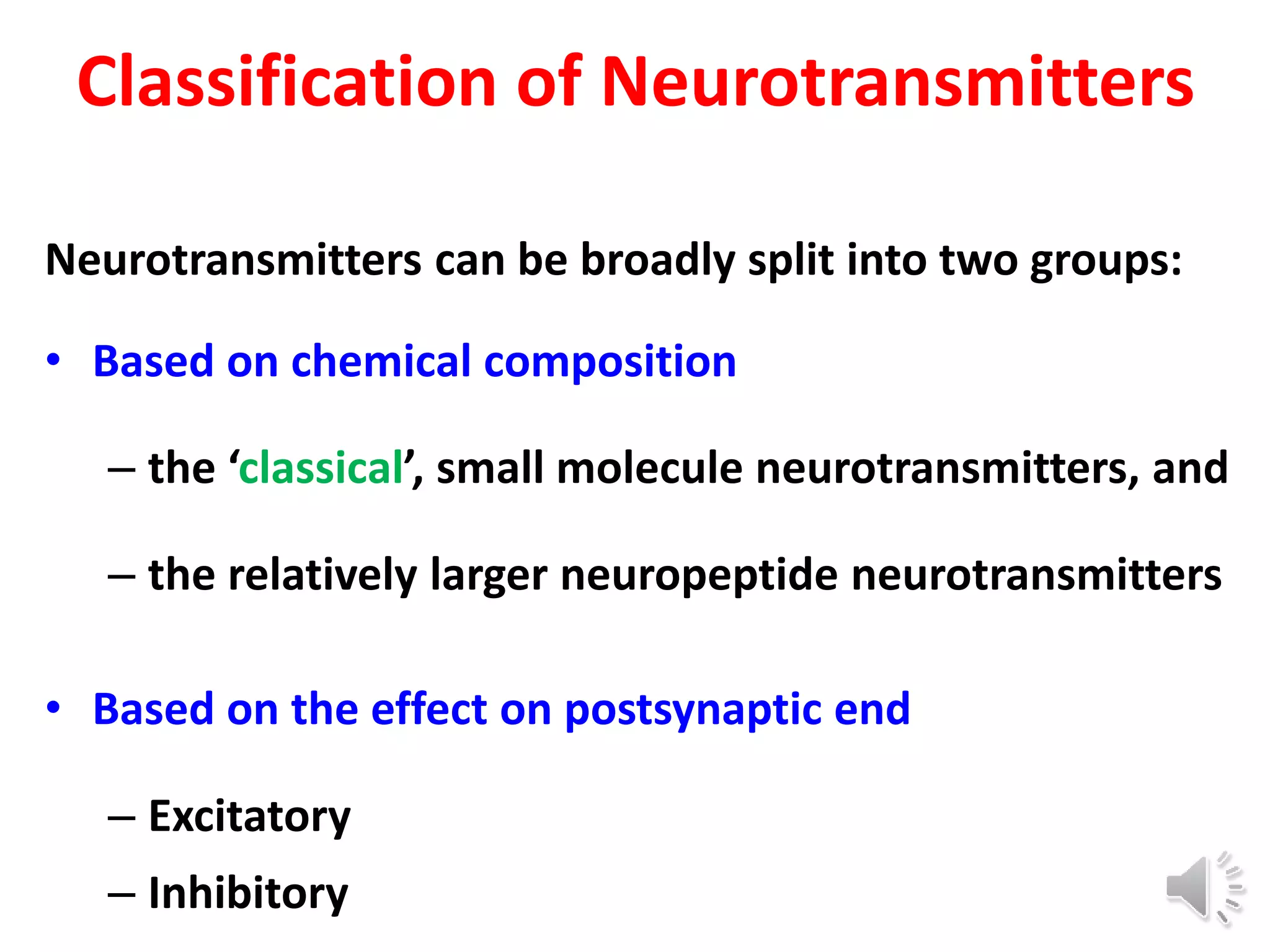Neurotransmitters 1 | PPTX