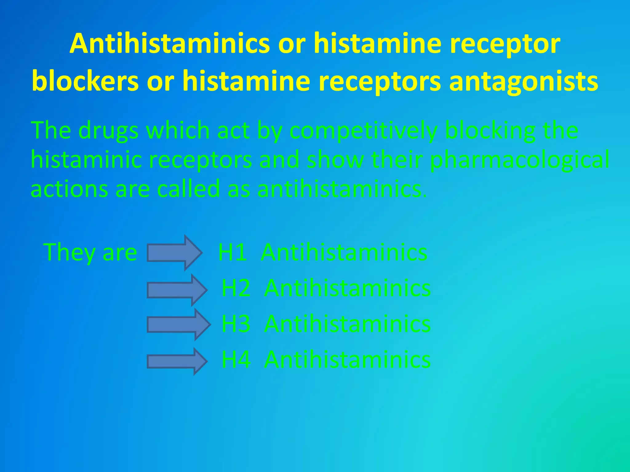 Neurotransmitters and histamine pharmacology | PPTX