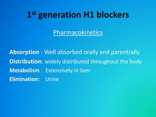Neurotransmitters and histamine pharmacology | PPTX