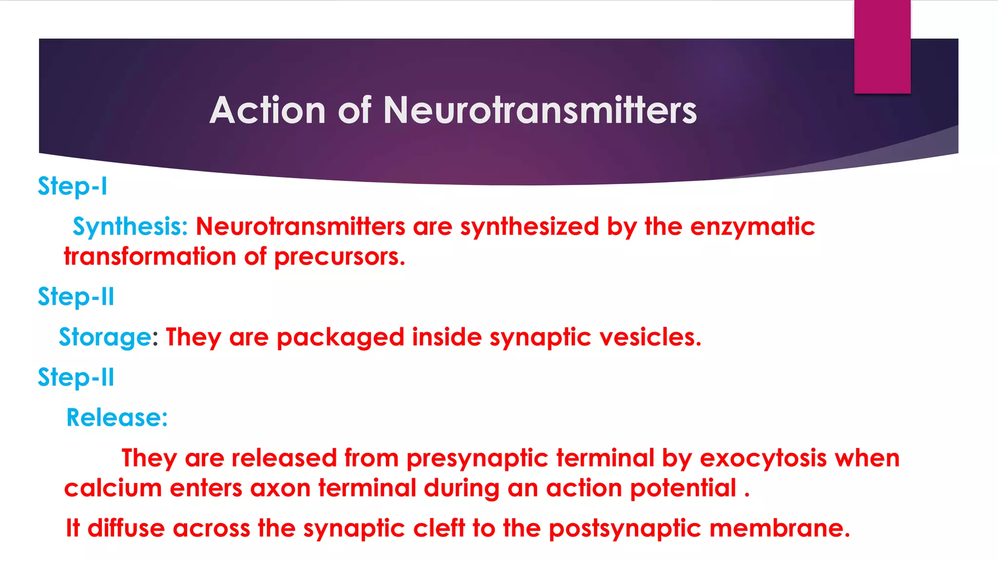 Neurotransmitters and receptor | PPTX