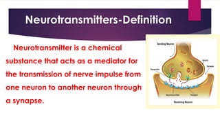 Neurotransmitters and receptor | PPTX
