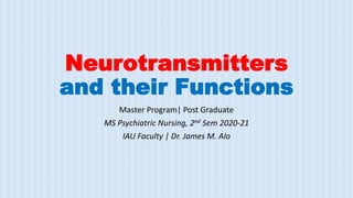 Neurotransmission Ppt Neurotransmitters & Their Role In Health Ppt