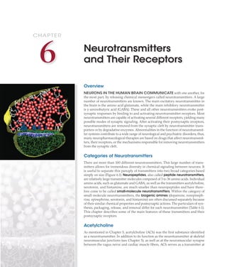 Neurotransmitters and their receptors - Dale Purves et al. (eds ...