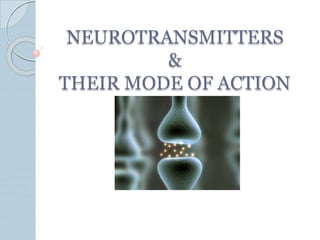 Neurotransmitters | PPTX