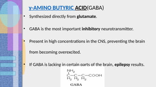 Neurotransmittors AND THEIR MODE OF ACTION.pptx