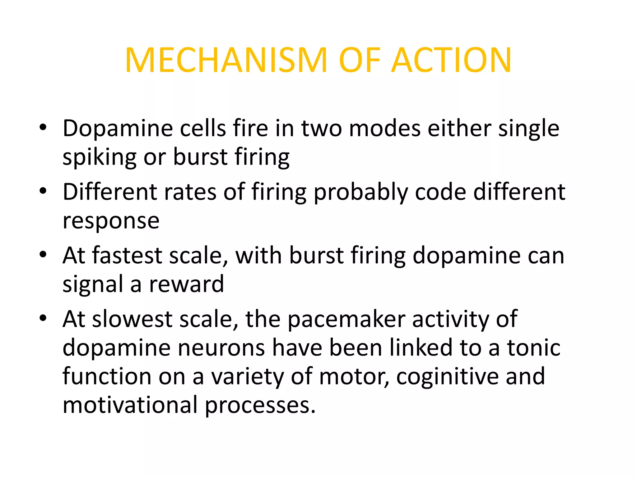 Neurotransmittter and role of dopamine in psychiatry | PPTX