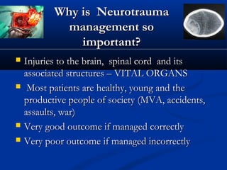 Neurotrauma.Dr NG NeuroEdu | PPT