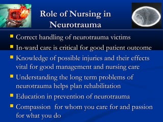 Neurotrauma.Dr NG NeuroEdu | PPT