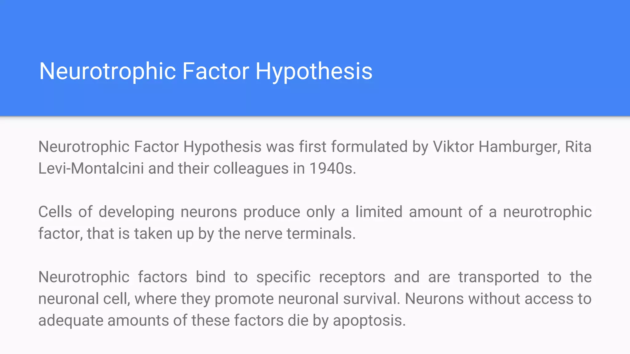 Neurotrophic factors | PPTX