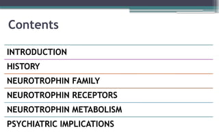 Neurotrophic Factors | PPTX