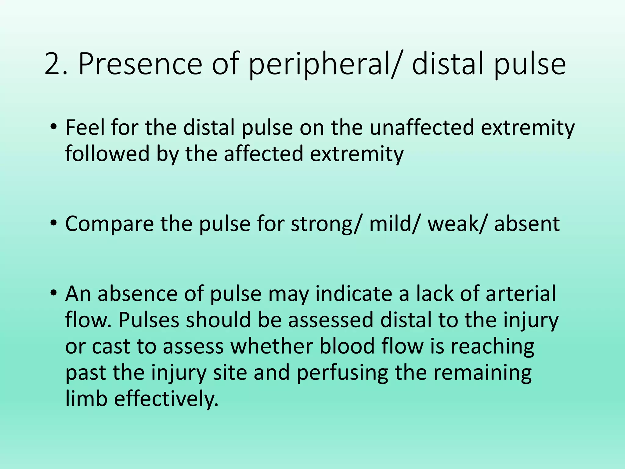 Neurovascular assessment | PPTX