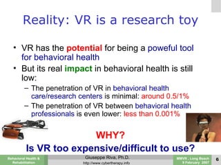 NeuroVR: Open Source VR toolkit for Behavioral Healthcare and ...