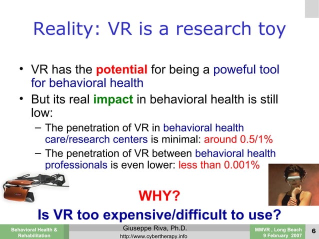 NeuroVR: Open Source VR toolkit for Behavioral Healthcare and ...
