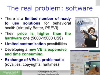 NeuroVR: Open Source VR toolkit for Behavioral Healthcare and Rehabilitation | PPT