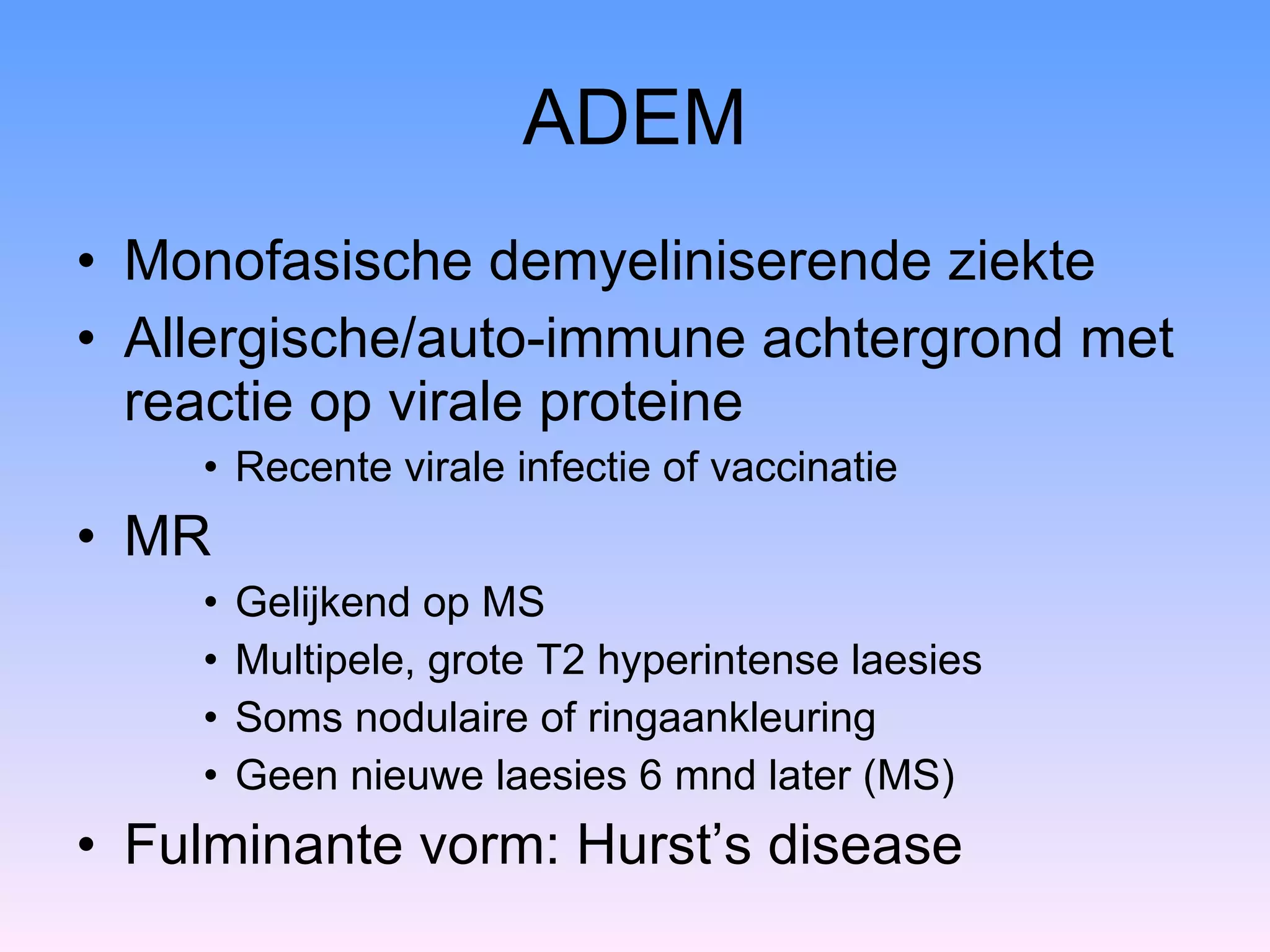 Neurovragen vgt voorjaar 2010 | PPT