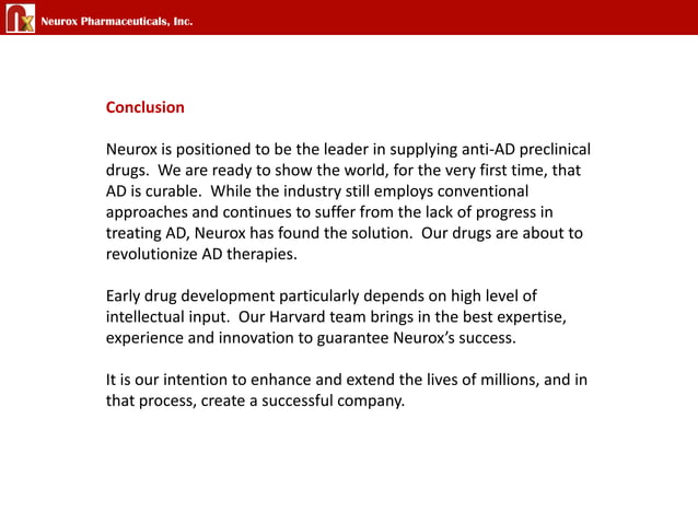 Neurox Overview | PPT