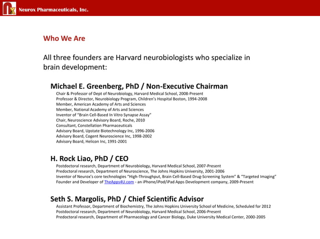 Neurox Overview | PPT