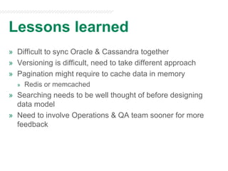 Neustar Cassandra Experience | PPT