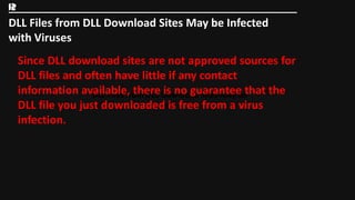 DLL(dynamic link library) | PPTX