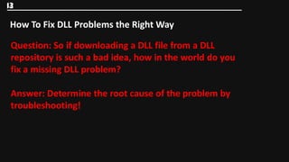 DLL(dynamic link library) | PPTX