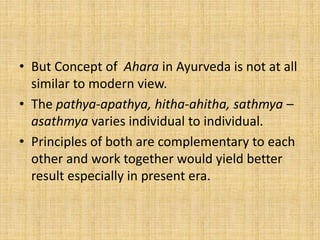 Neutraceutical and rasayana chikitsa in Ayurveda | PPTX