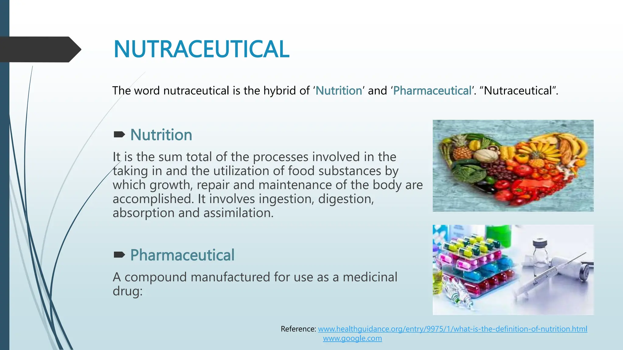 NEUTRACEUTICAL CLASSIFICATION AND ITS GENERAL ROLE.pptx