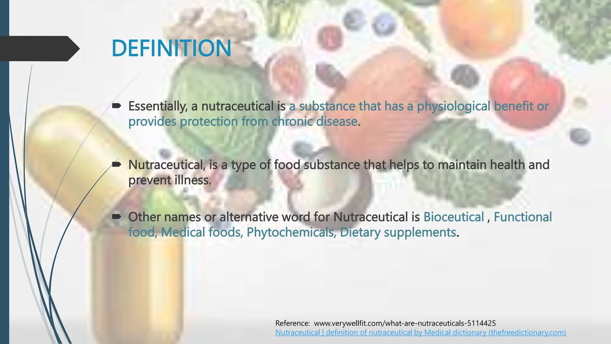 NEUTRACEUTICAL CLASSIFICATION AND ITS GENERAL ROLE.pptx