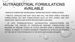 Neutraceuticals and Functional Foods | PPTX