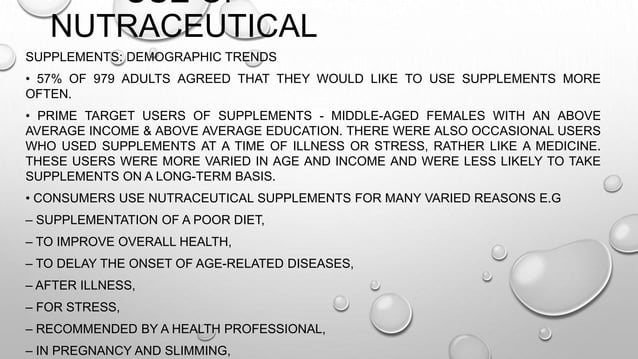 Neutraceuticals and Functional Foods | PPTX | Food & Drink