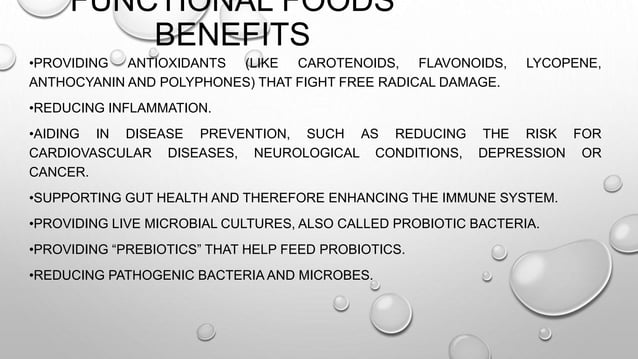 Neutraceuticals and Functional Foods | PPTX | Food & Drink