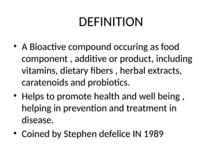 UNIT 3 HERBAL DRUG TECHNOLOGYNeutraceuticals.pptx