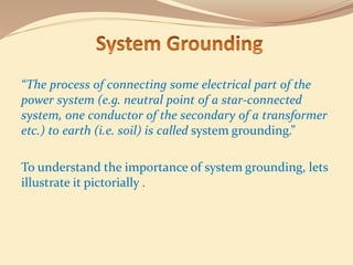 Neutral grounding | PPTX
