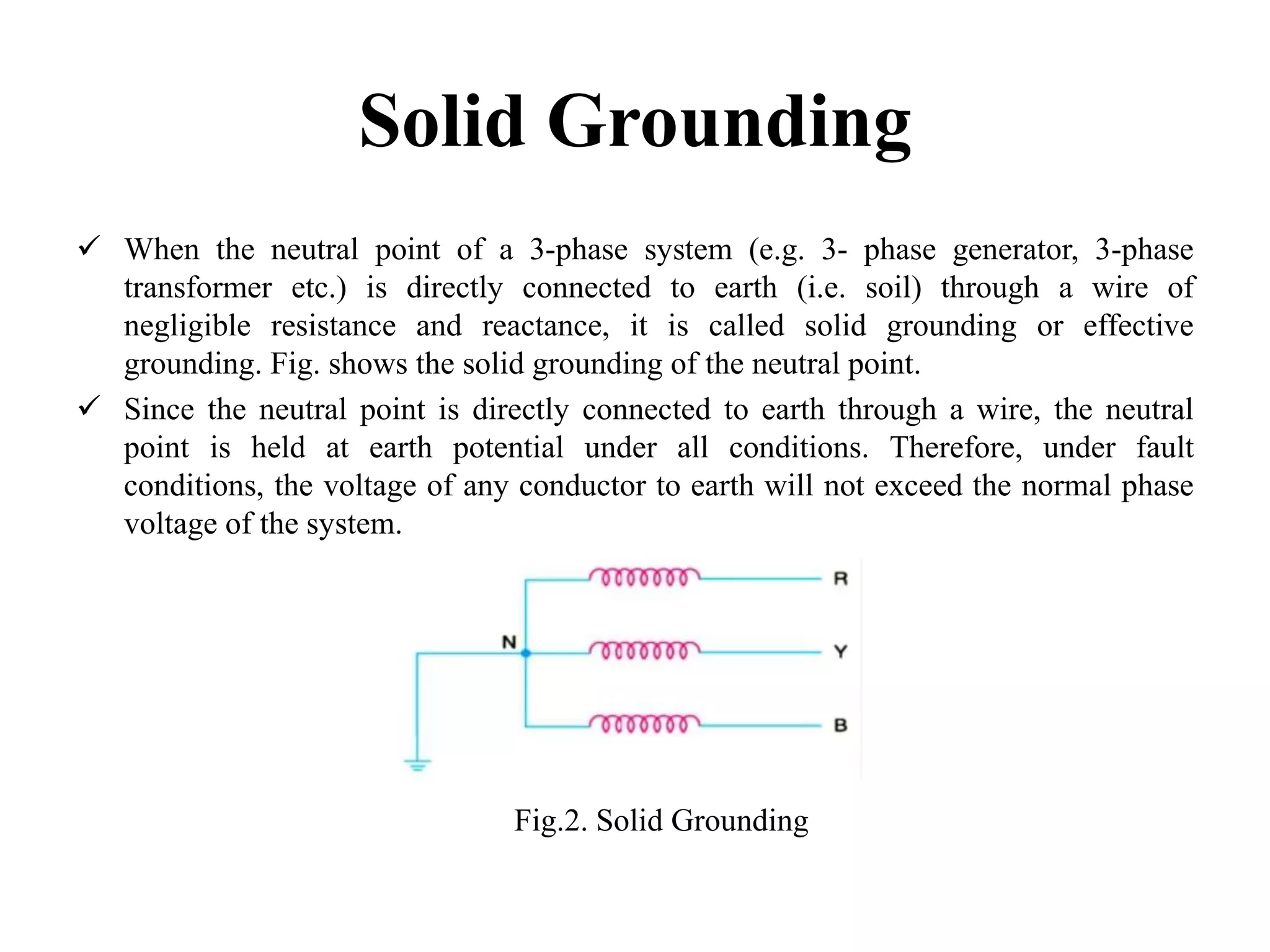 Neutral grounding | PPTX