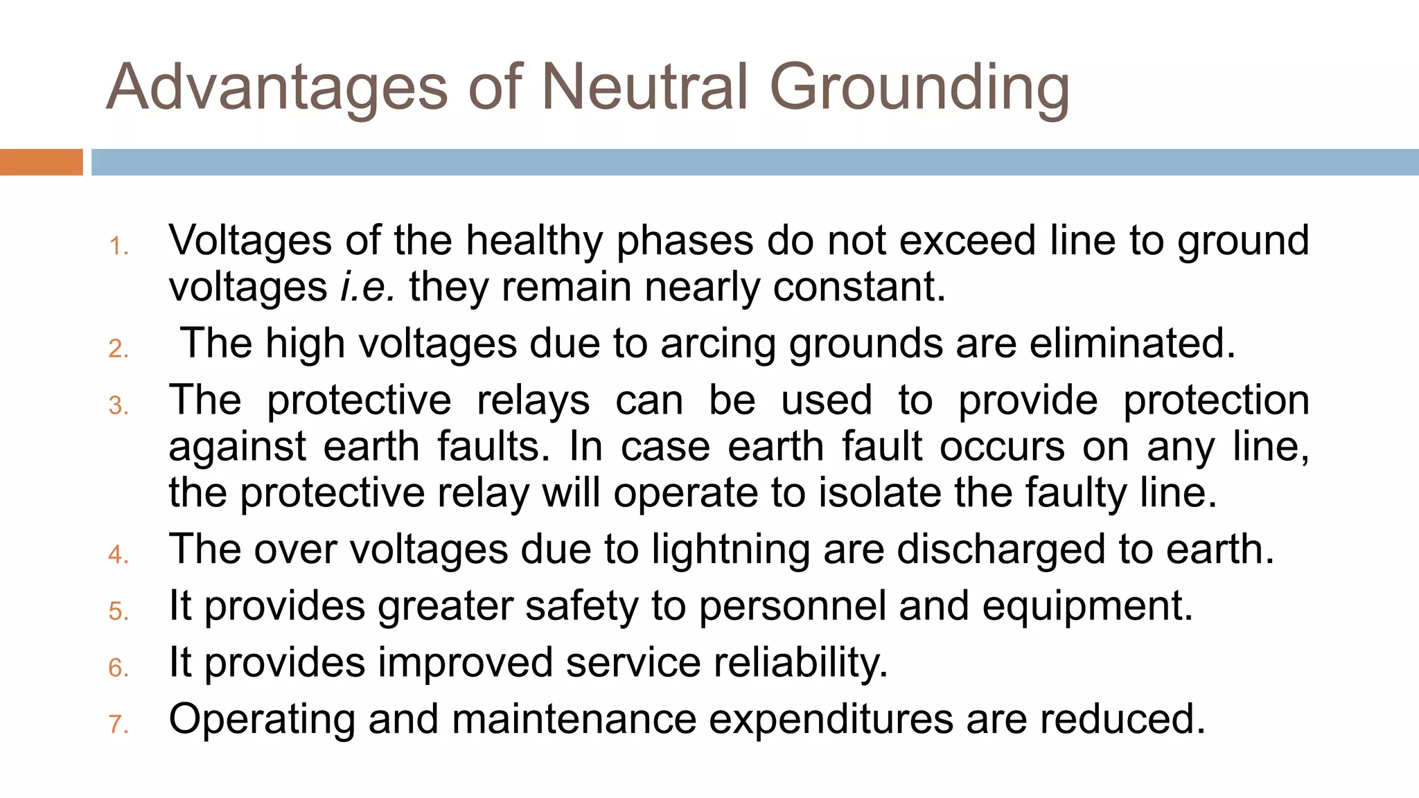 Neutral grounding | PPTX
