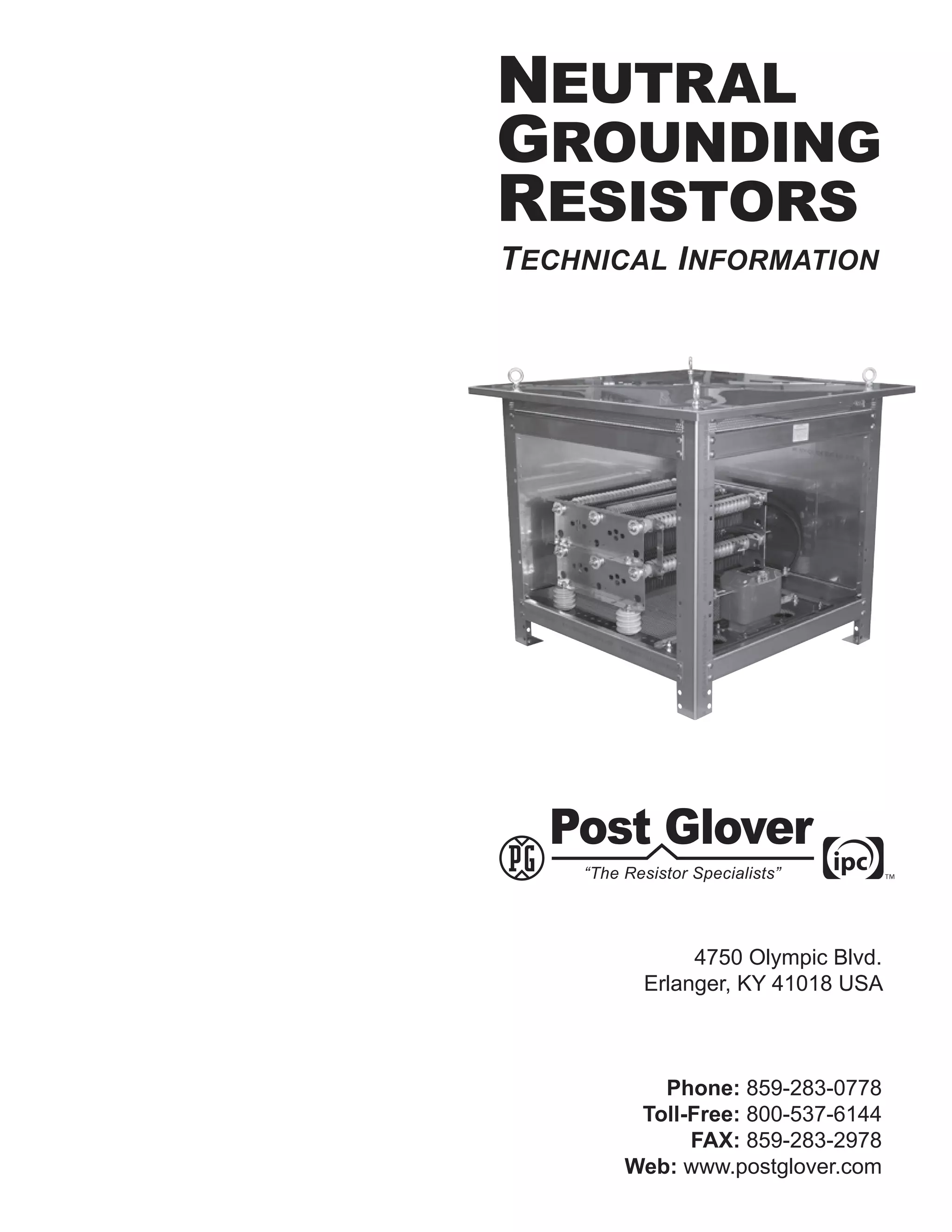 Neutral grounding resistor | PDF