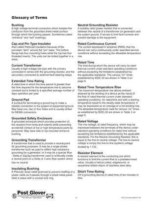 Neutral grounding resistor | PDF