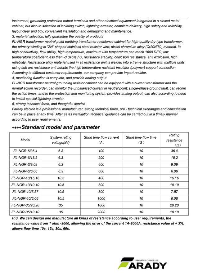 Neutral grounding resistors ngr | PDF
