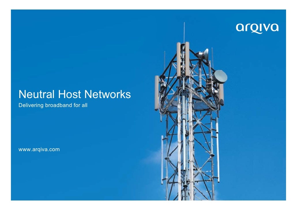 Neutral Host Networks